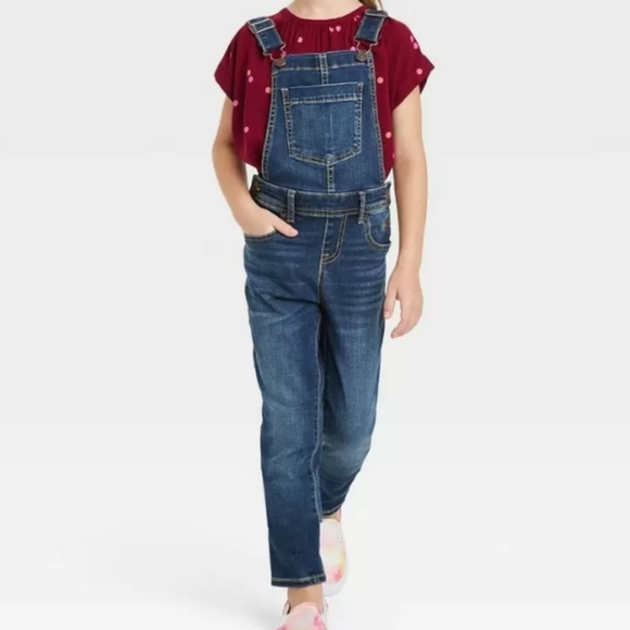 Cat & Jack | Bottoms | Nwt Cat Jack Denim Overalls | Poshmark